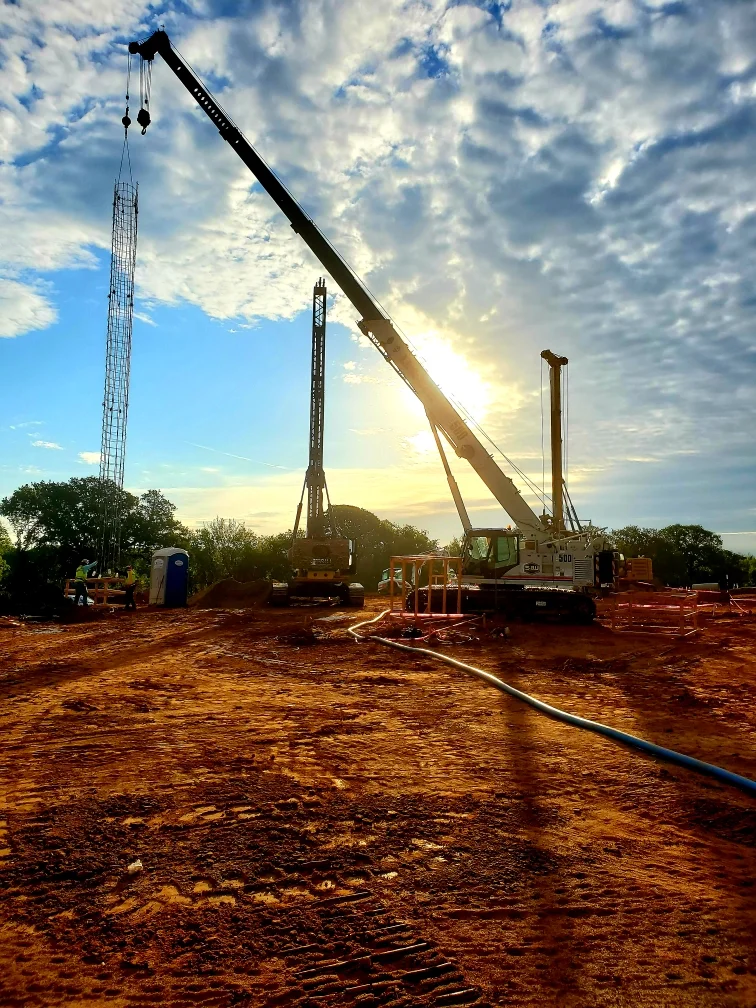 Crane Services | S&W Foundation - Comprehensive Pier Drilling ...